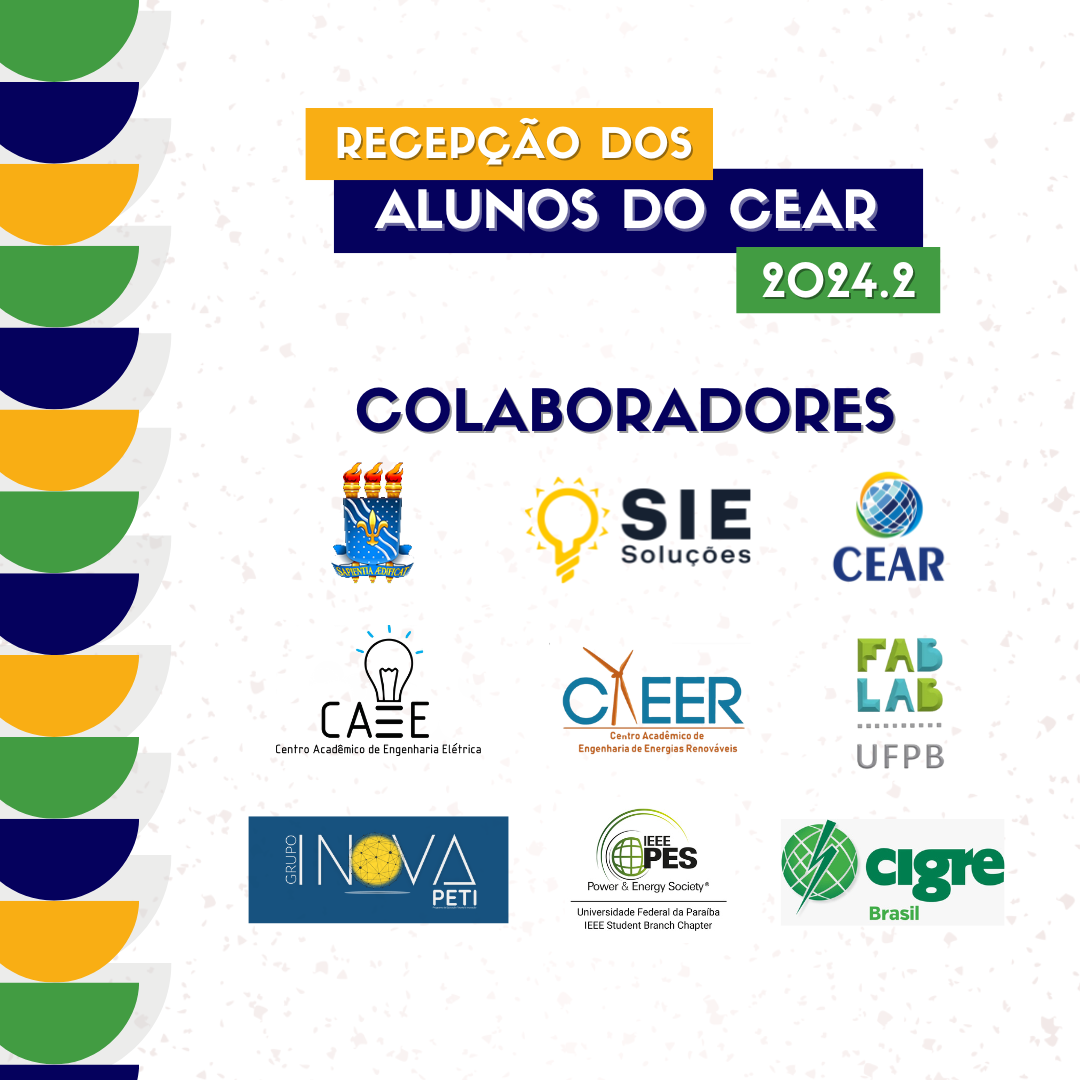 Recepção dos Alunos do CEAR 2024.2 — Universidade Federal da Paraíba ...